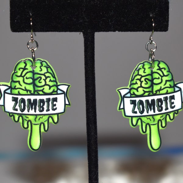 Zombie Earrings - Etsy
