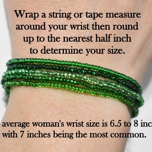 Ruby & Peach Bracelet Set, 11/0 Seed Bead Stretch Bracelets, 5 Bracelet ...