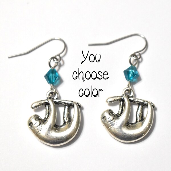 Sloth Earrings - Etsy