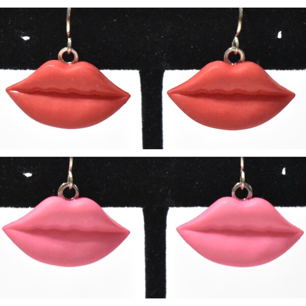 Lip Earrings - Etsy