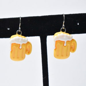 Beer Earrings, Beer Mug Earrings, Beer Cup Earrings, Beer Jewelry ...