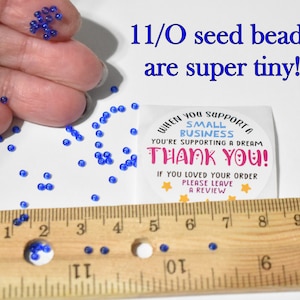 Ruby & Peach Bracelet Set, 11/0 Seed Bead Stretch Bracelets, 5 Bracelet ...