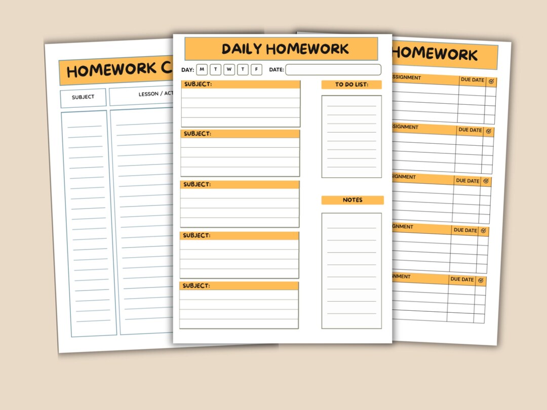 Printable Homeschool Checklist Template | Track Daily Lessons ...