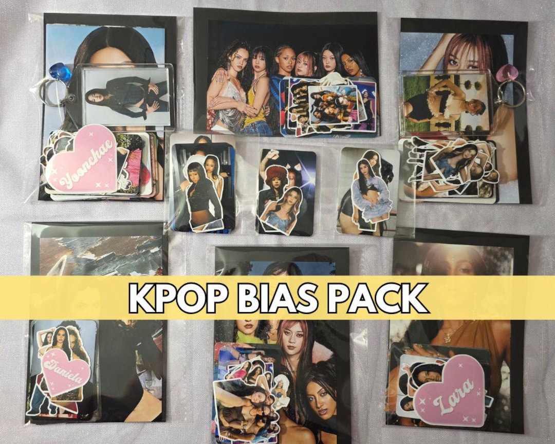 KPOP Mystery Bias Pack - Photocards - Stickers - Freebies - Girl Group ...