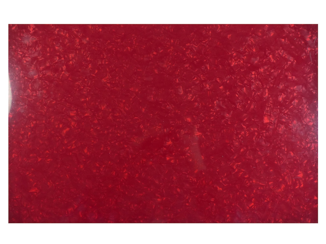 Borderlands Red Pearloid PVC Sheet - 430x290x2.5mm 4-ply - Etsy