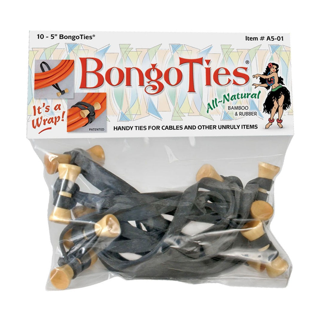 Bongo Ties (5") (pack of 10) - Etsy