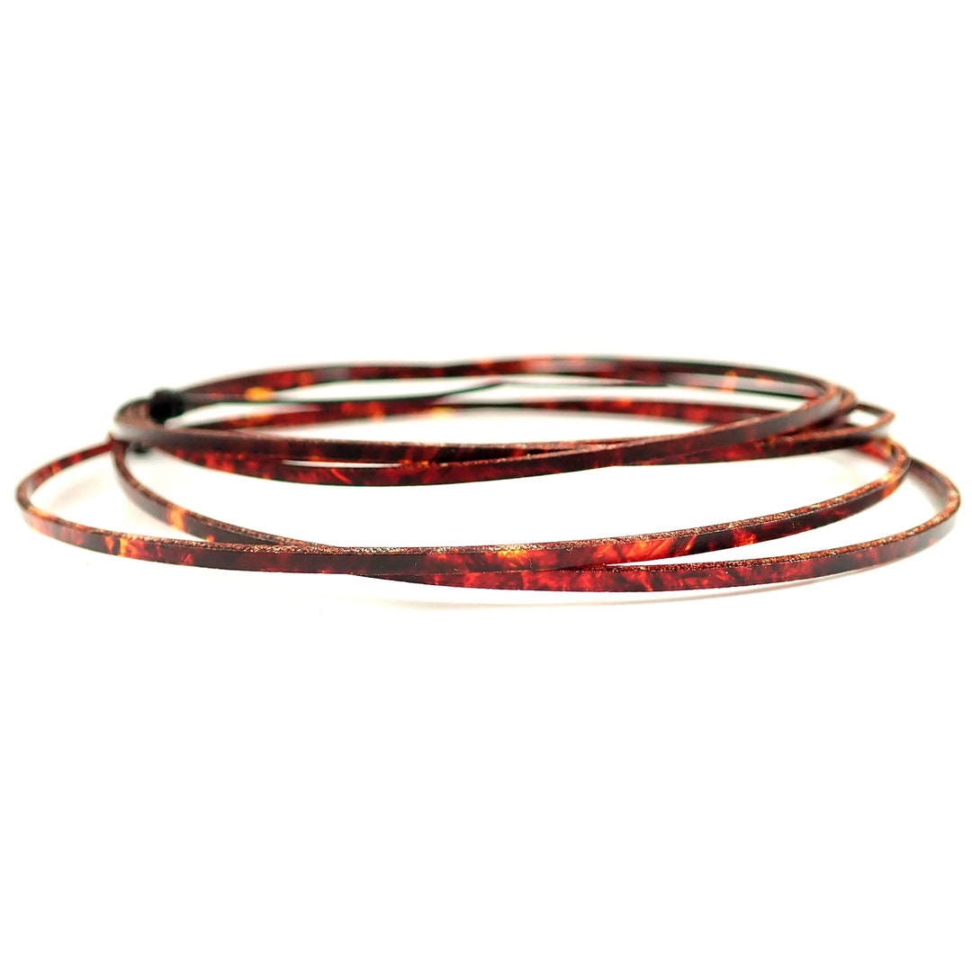 Incudo Dark Tortoiseshell Celluloid Guitar Purfling & Binding - Etsy