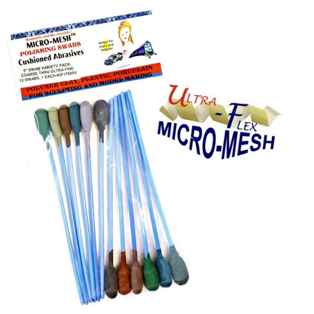 Micro-mesh Cushioned Abrasive Polishing Swabs - 76.2mm (set of 12 ...