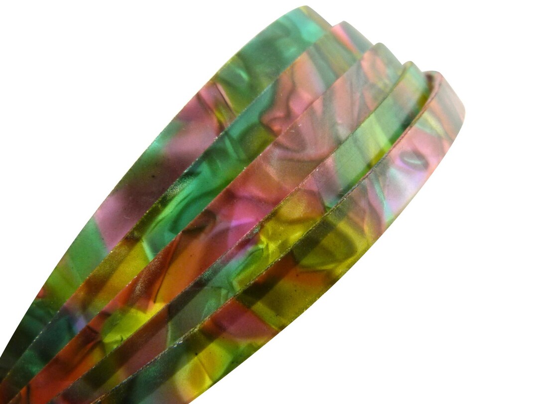 Incudo Rainbow Pearloid Celluloid Guitar Binding - 1600x6x1.5mm - Etsy
