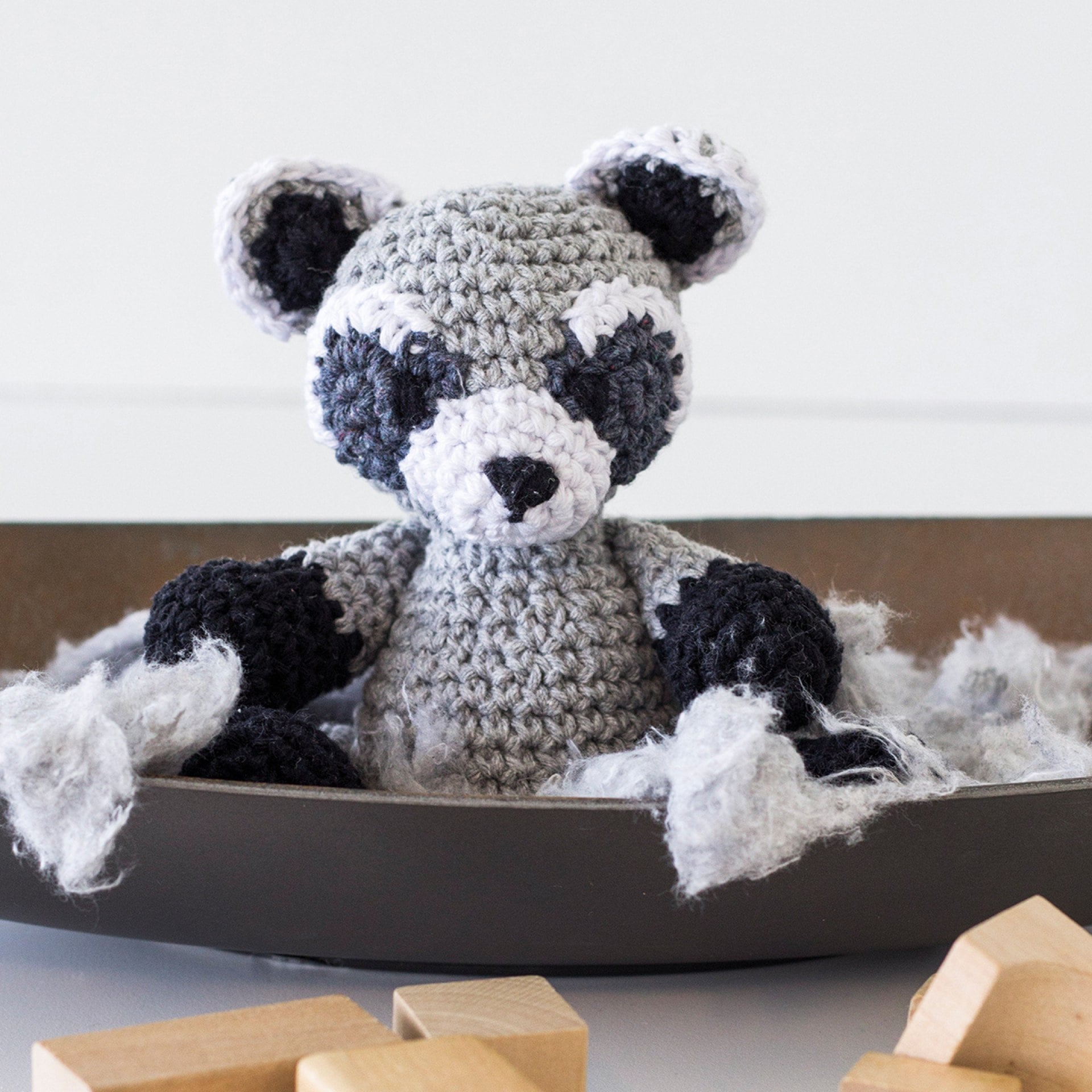 Eco Barbante Milano Gris Algodón Mapache Ricky Crochet - Etsy España