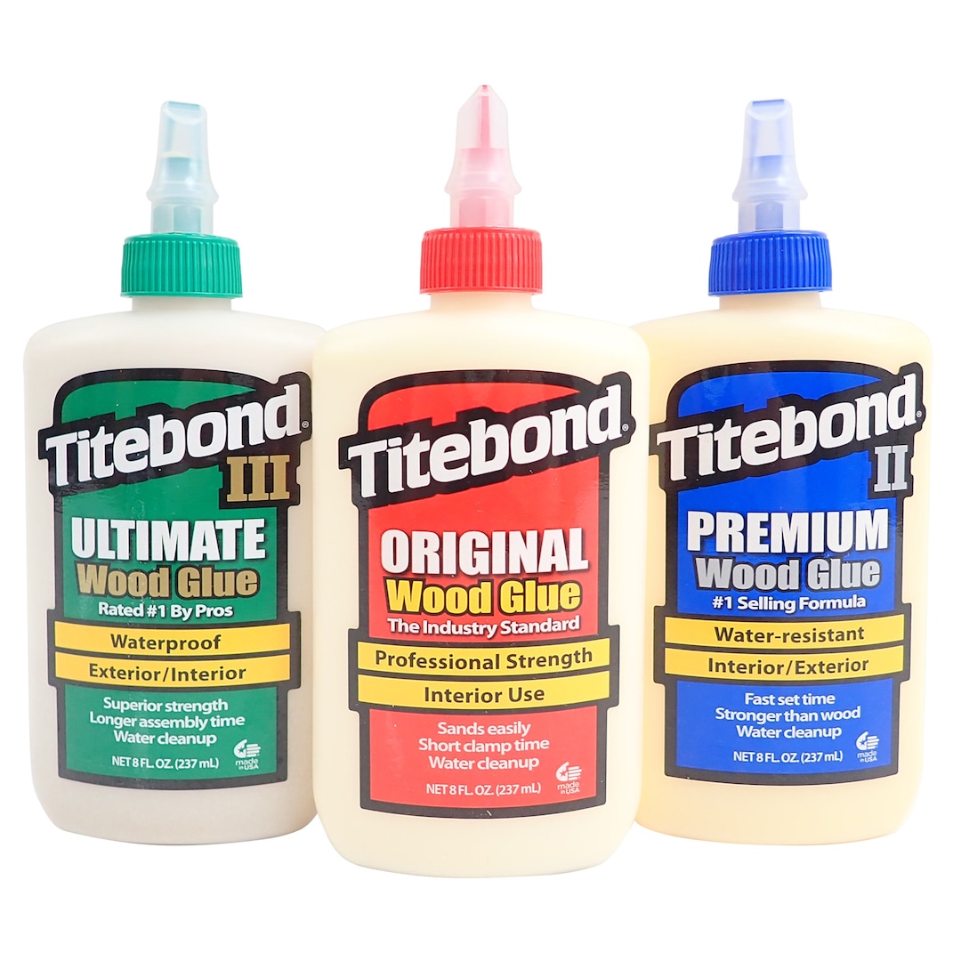 Titebond Original, Premium and Ultimate Wood Glue Selection Pack - 8 Fl ...