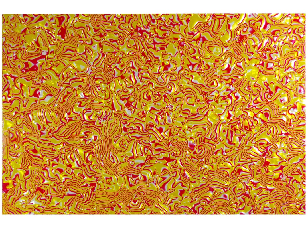 Borderlands Red and Yellow Shell PVC Sheet - 430x290x2.5mm 4-ply - Etsy