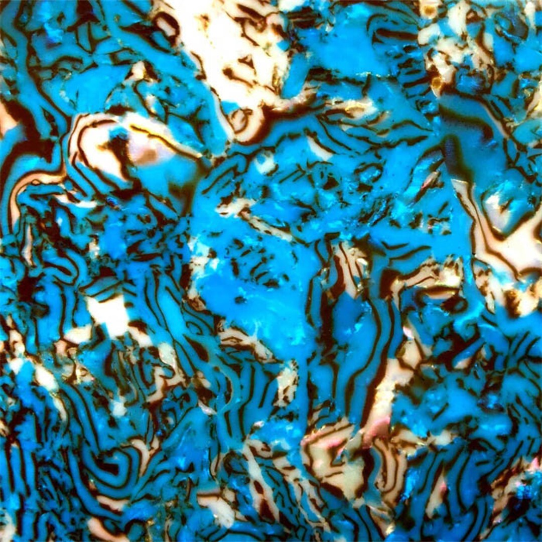 Incudo Blue Fine Shell Celluloid Laminate Acrylic Sheet - Etsy