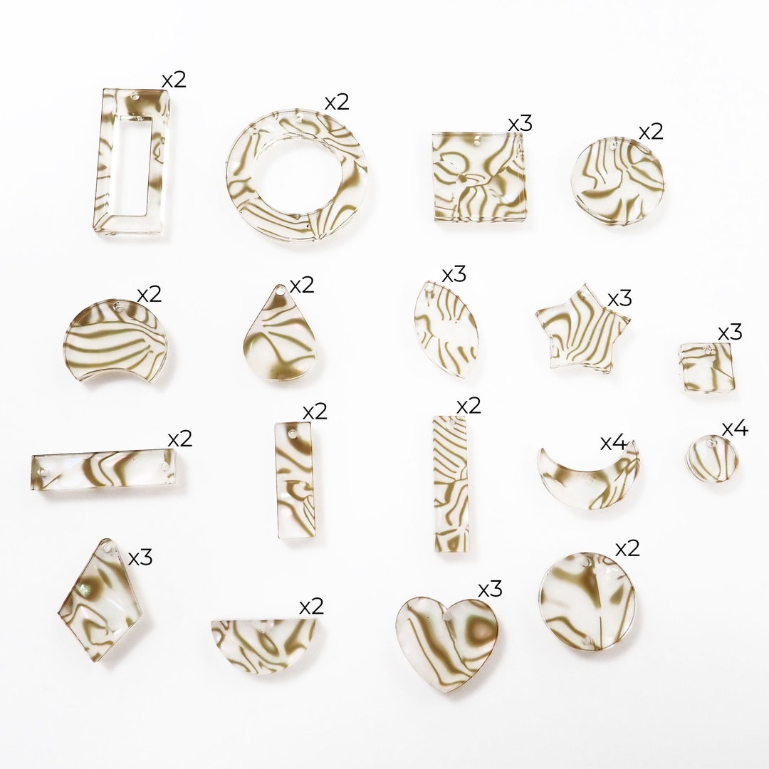 Rothko and Frost Light Abalone Shell Celluloid Laminate Acrylic ...