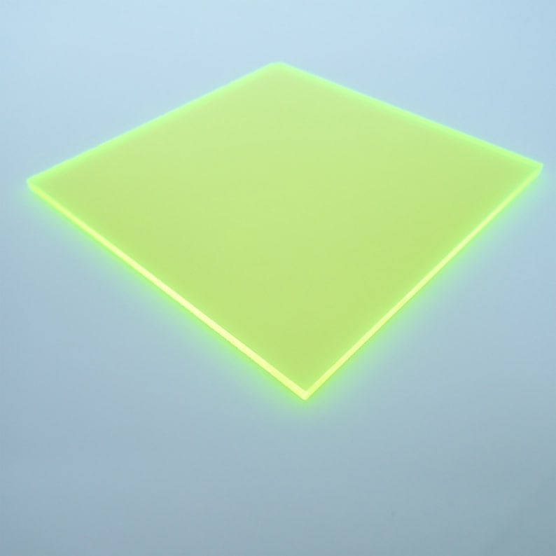 Incudo Chartreuse Fluorescent Acrylic Sheet - Etsy