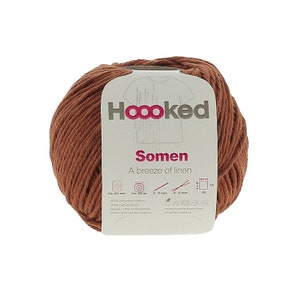 Hoooked Somen Zucca Cotton/linen Blend Yarn 82.5M 50g - Etsy