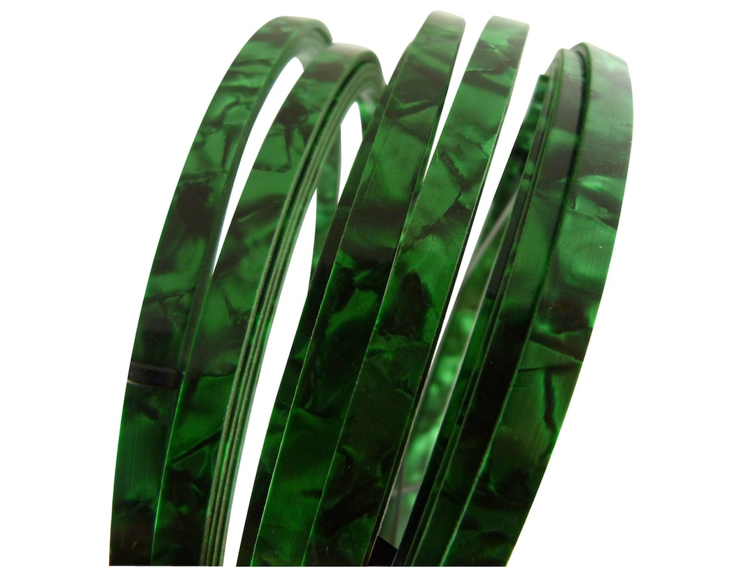 Incudo Green Pearloid Celluloid Guitar Binding - 1600x6x1.5mm - Etsy