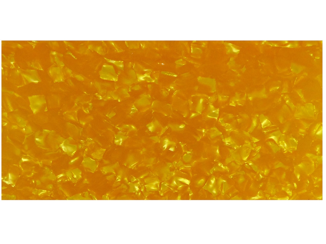 Incudo Yellow Pearloid Celluloid Sheet - Etsy