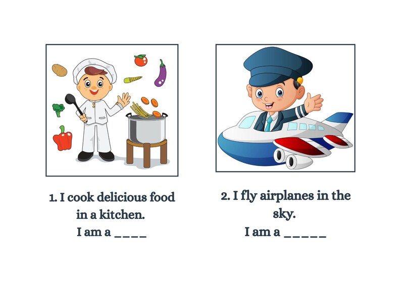 Identifying Career Worksheets for Kids | Printable Learning Material ...