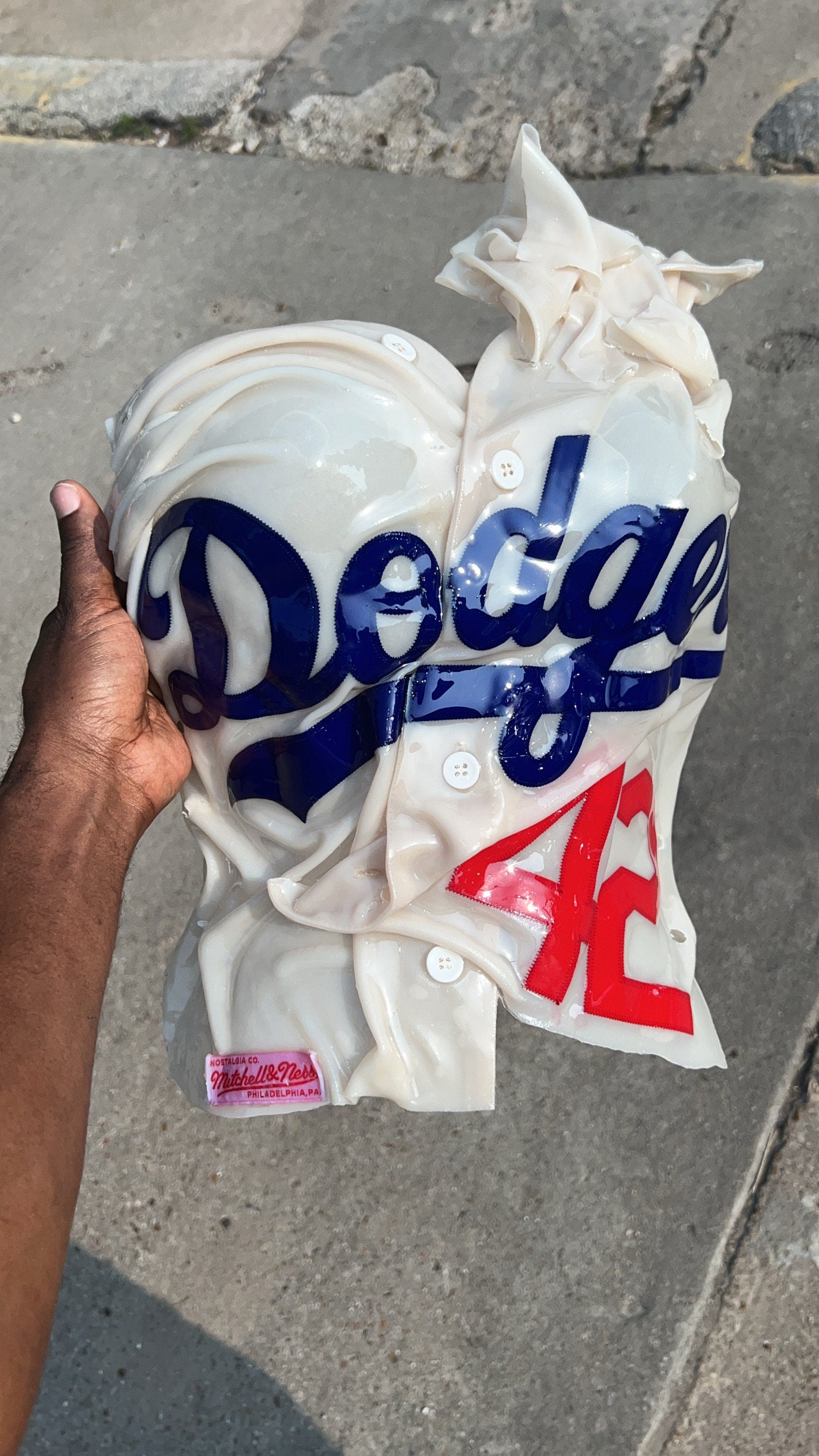 Dodgers Jackie Robinson Frozen Baseball Jersey Corset - Etsy