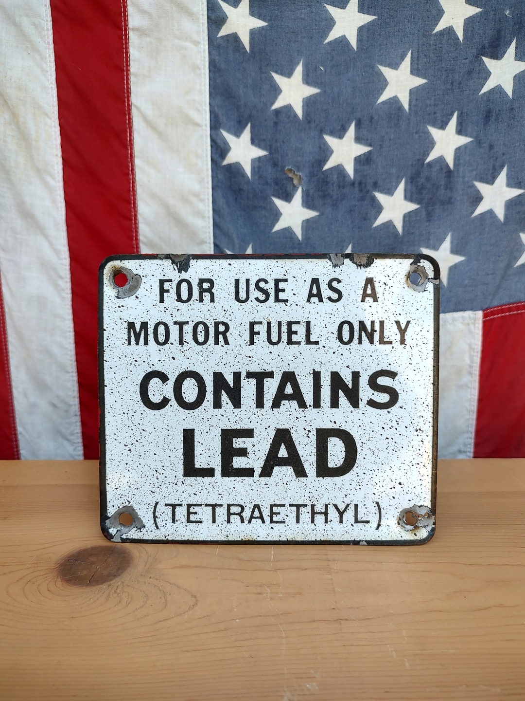 Vintage Gas Station Fuel Oil Advertising Sign - Etsy