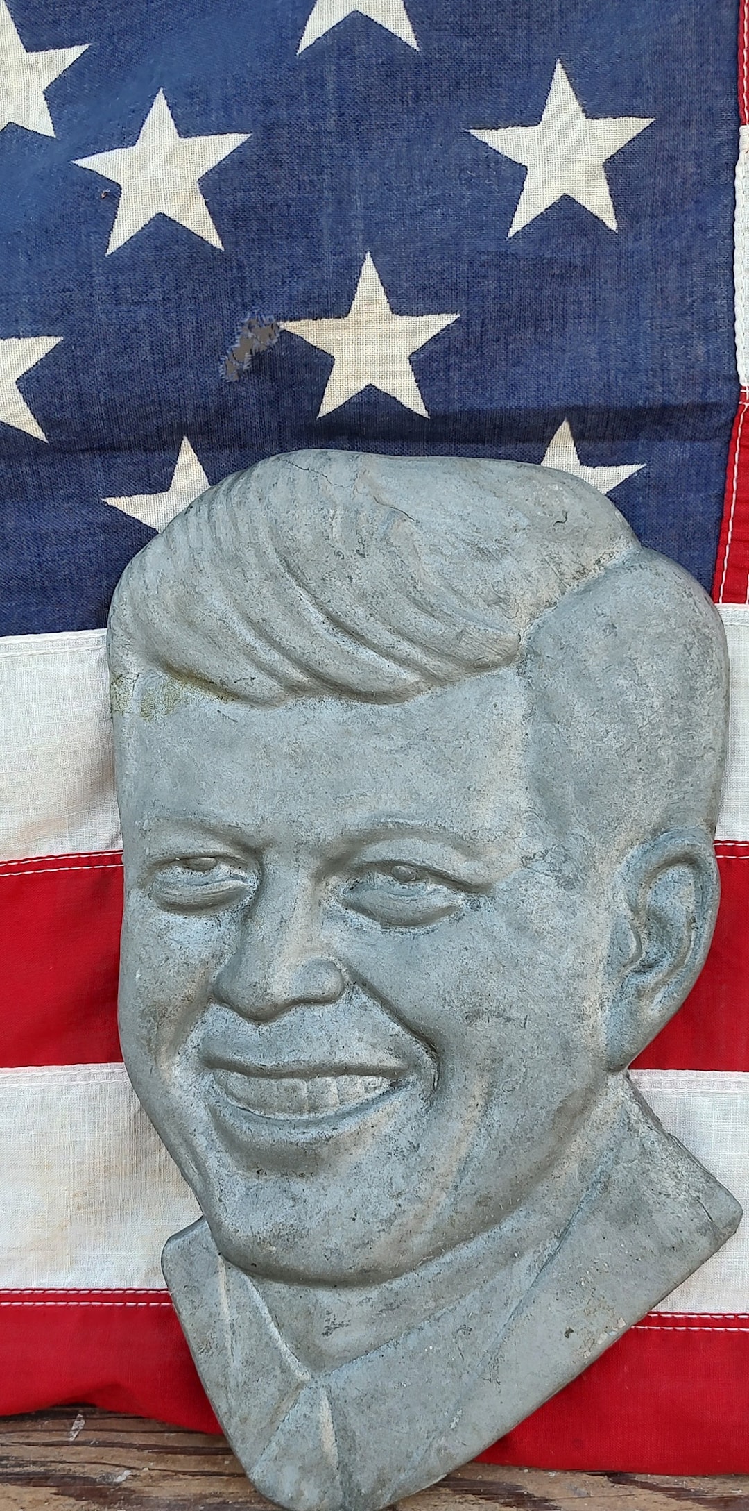 Vintage JFK John F. Kennedy Diecast Metal Bust - Etsy