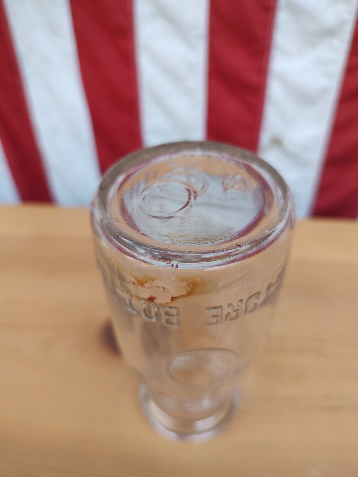 Vintage 6 Cent Glass Milk Bottle - Etsy