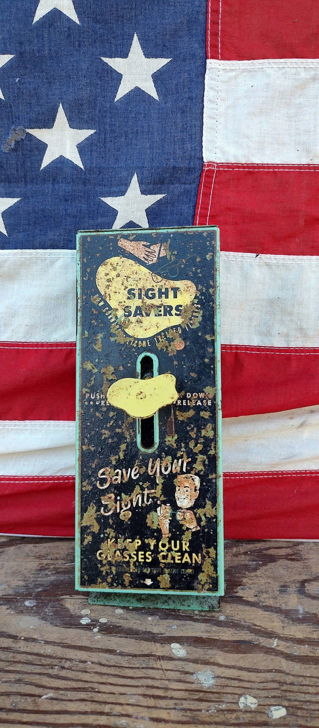 Vintage Sight Savers Metal Advertising Dispenser - Etsy