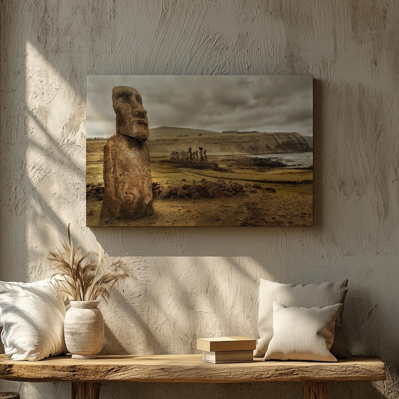 Easter Island Art Decor - Etsy