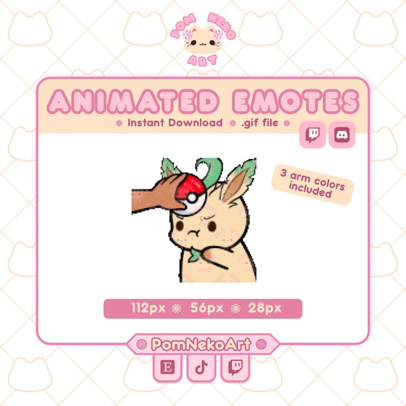 Animated Angy Leaf Emote | Twitch, Discord Angry Emoji | Green Grass ...