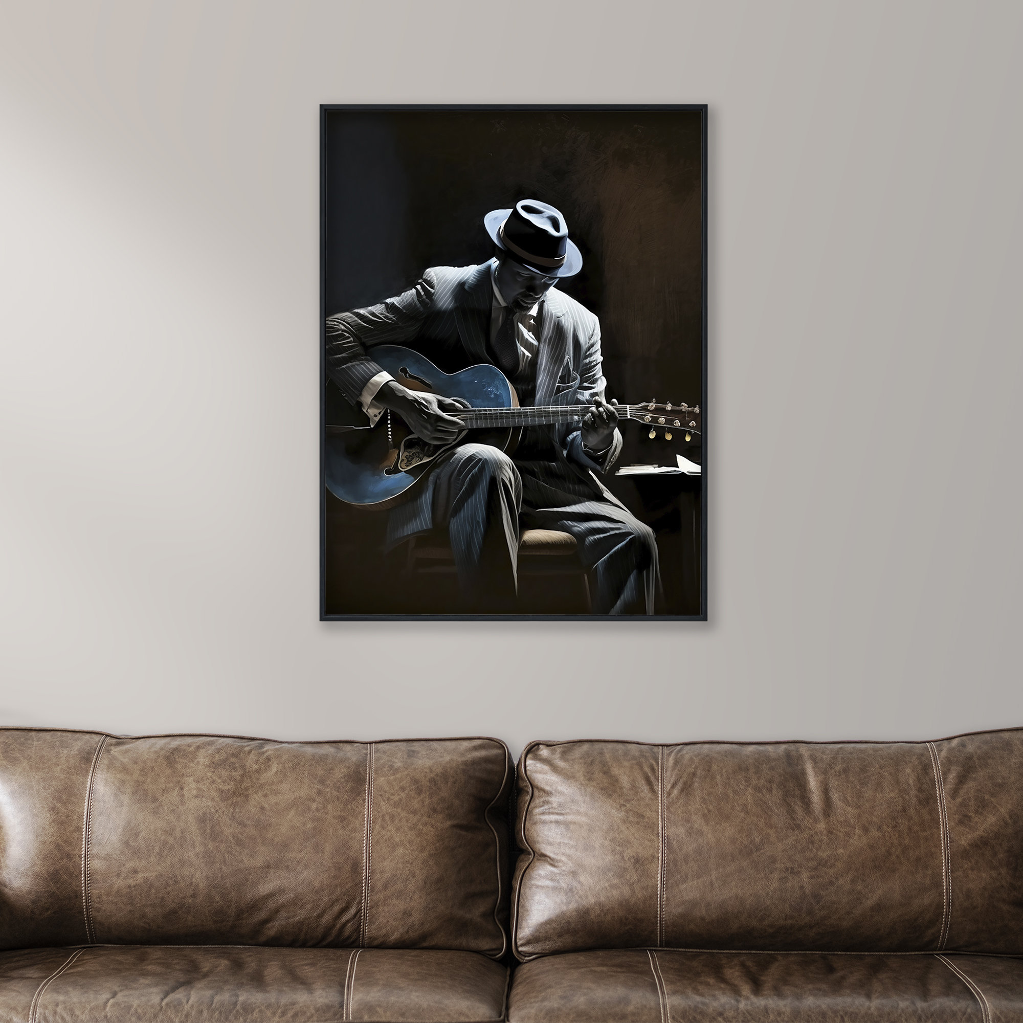Blues Art Print Digital Print Printable Wall Art Poster Music Art