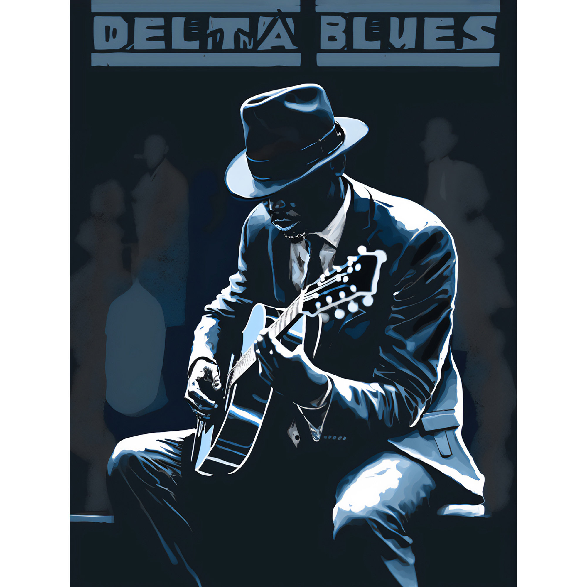 Delta Blues Art Print Digital Download Print Printable Blues - Etsy