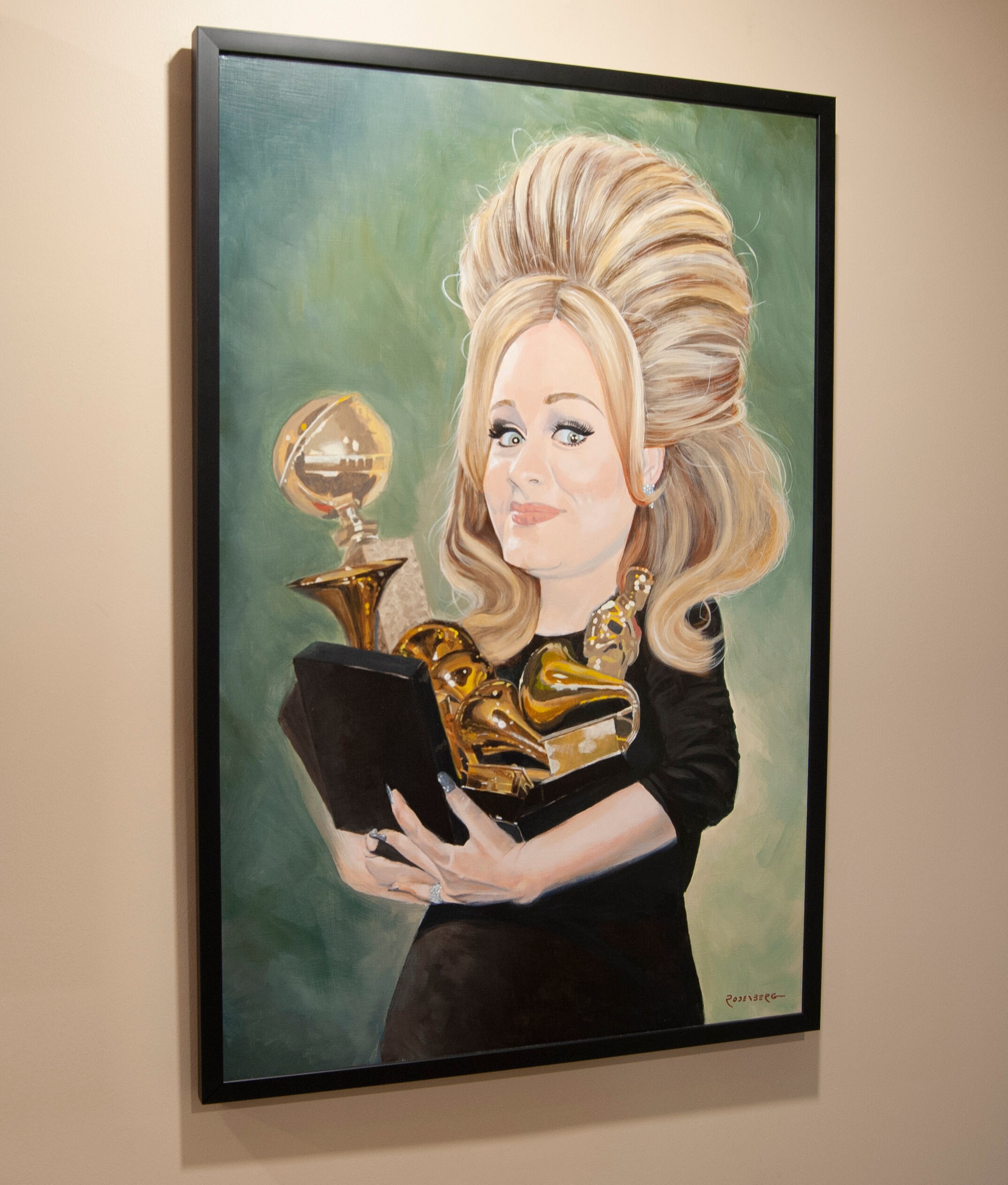 ORIGINAL Painting of Adele by Jeff Rodenberg 36"x24" - Etsy