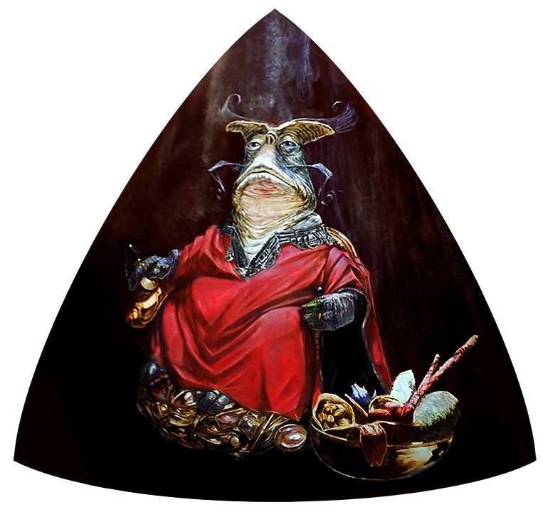 Farscape Canvas Painting of Rygel by Zan Canvas Print - Etsy UK