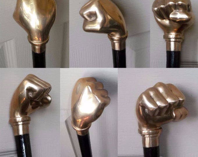 Back to the Future REAL BRONZE Fist Cane, BTTF - Etsy