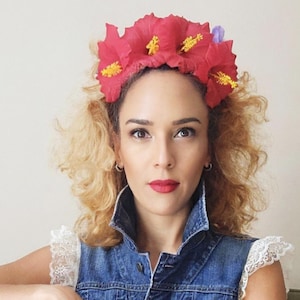 Puerto Rico Flor Maga Crown - Handmade Boricua Headpiece for Festival ...