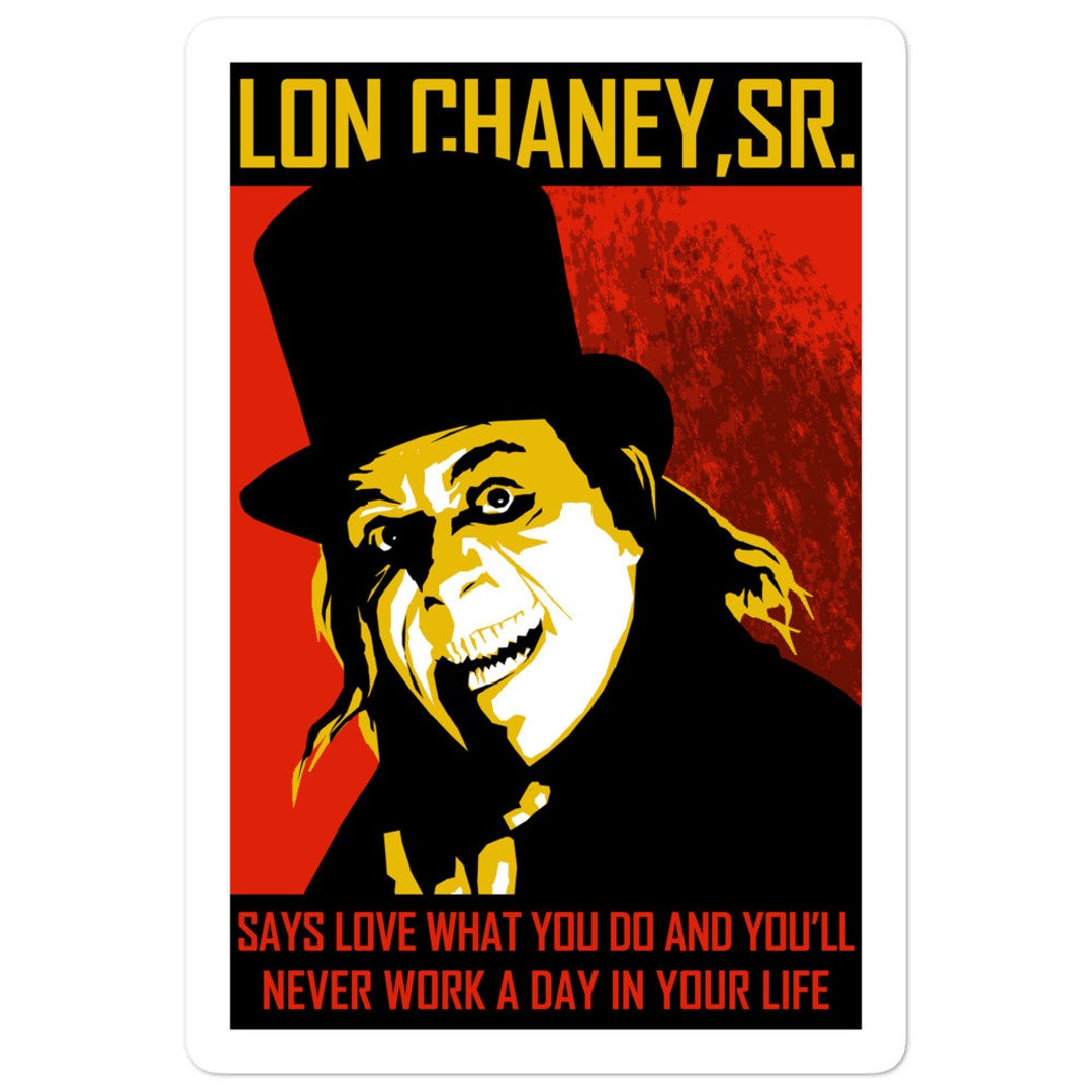 Monster PSA Sticker - Lon Chaney, Sr. - Etsy