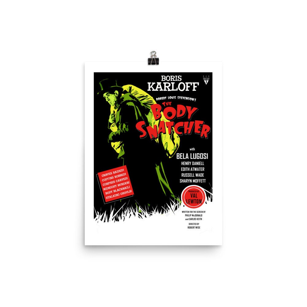 The Body Snatcher Poster - Etsy