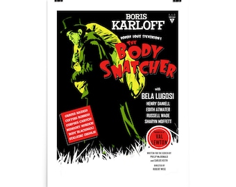 Boris Karloff Robert Louis Stevenson the Body Snatcher Movie Poster - Etsy