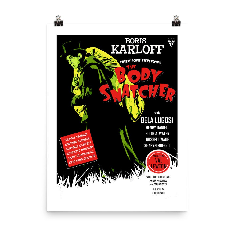 The Body Snatcher - Poster - Etsy