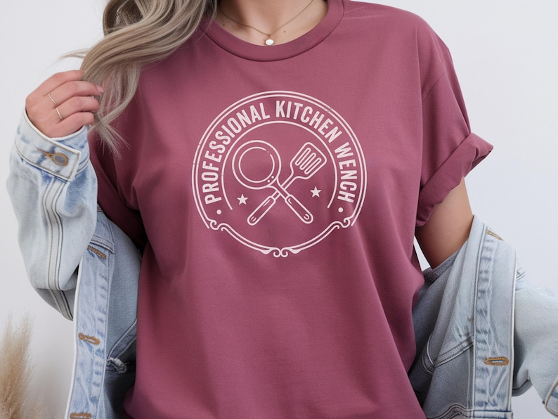Professional Kitchen Wench Chef T-shirt | Culinary Professional Humor ...