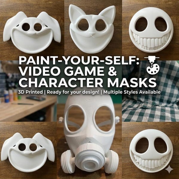 Paint Mask Anime - Etsy UK