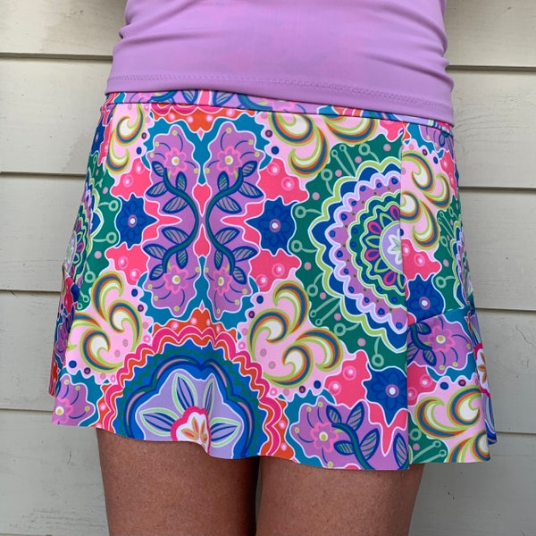 Purple Ruffle Skirt - Etsy