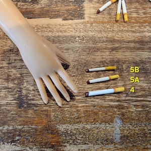 Miniature Cigarettes - 1960's RETRO COLLECTION - for an 11" Doll ...