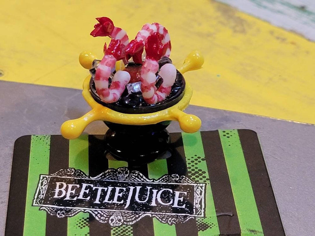 BEETLEJUICE Miniature Replica Jumbo Shrimp Cocktail for an - Etsy