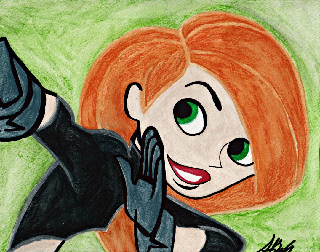Kim Possible original Painting - Etsy