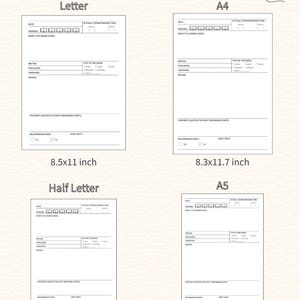 Printable Reading Journal Template - Etsy
