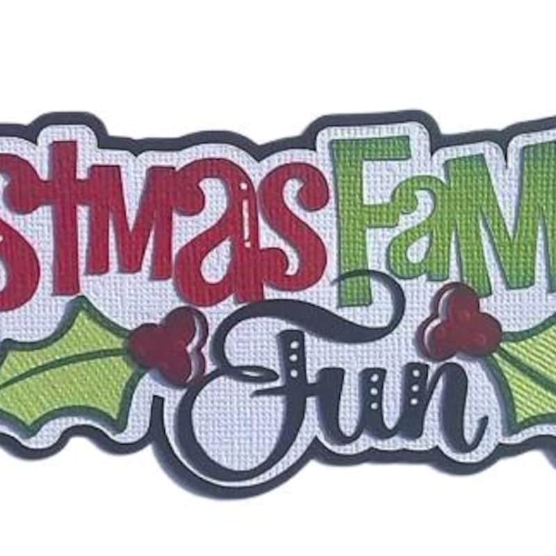 Scrapbook Title Christmas - Etsy