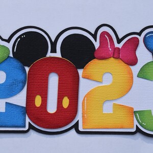 Scrapbook Title 2023, 2022, 2021, 2020 for Scrapbook Page, Layout ...