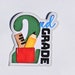 Scrapbook Title, 2nd Grade, School, Paper Piecing, Die Cut, Reddie13 - Etsy